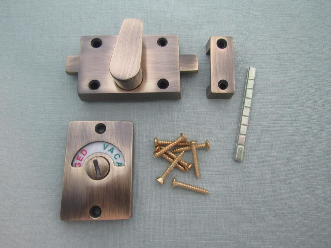 INDICATOR BOLT Bathroom Toilet Lavatory Wc Door Lock Indicator ...