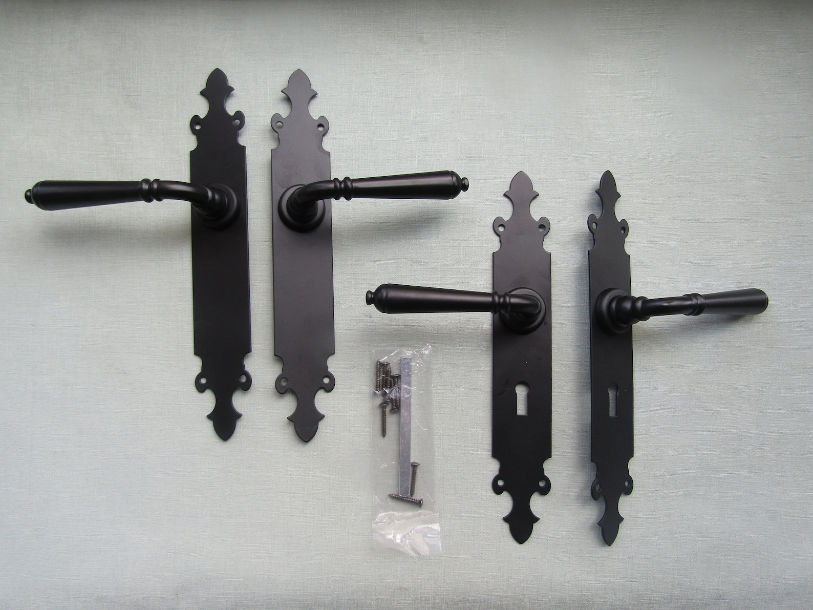 Rustic Metal Lever Door Handles Lever Lock/latch Mortice Door Handles ...