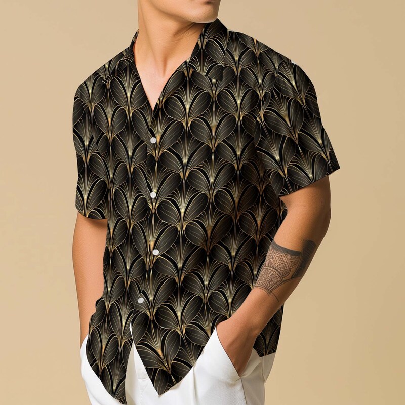 Art Deco Button - Etsy