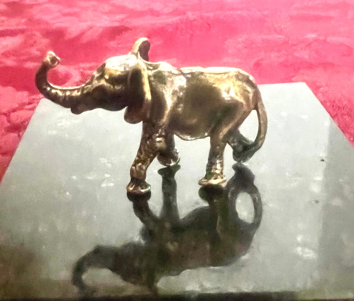 Brass African Elephant Tea Pet - Etsy