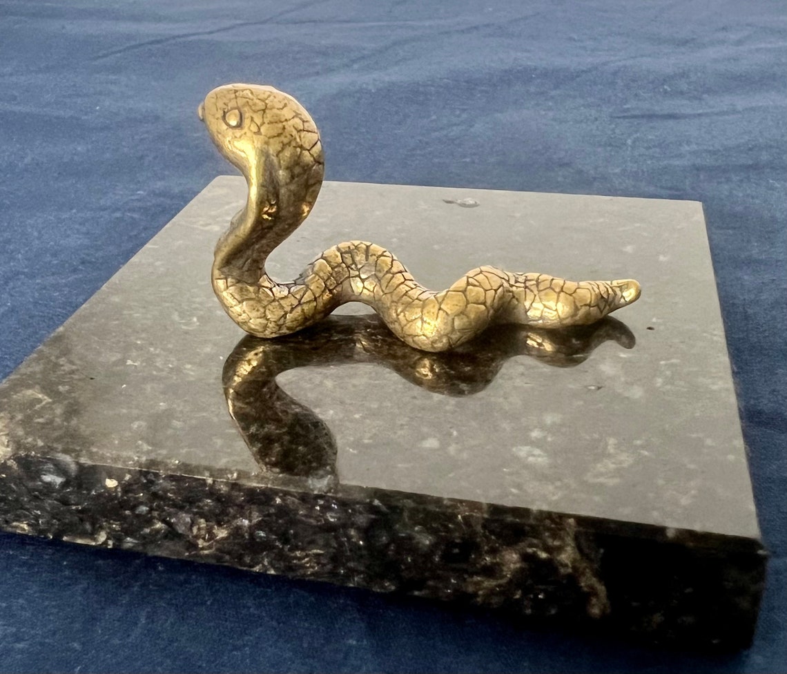 Brass Cobra Snake Tea Pet - Etsy