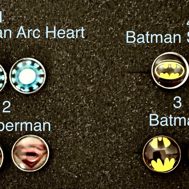 Superhero Cufflinks - Etsy