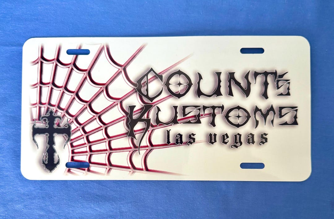 Official Count’s Kustoms License Plate HTF - Etsy