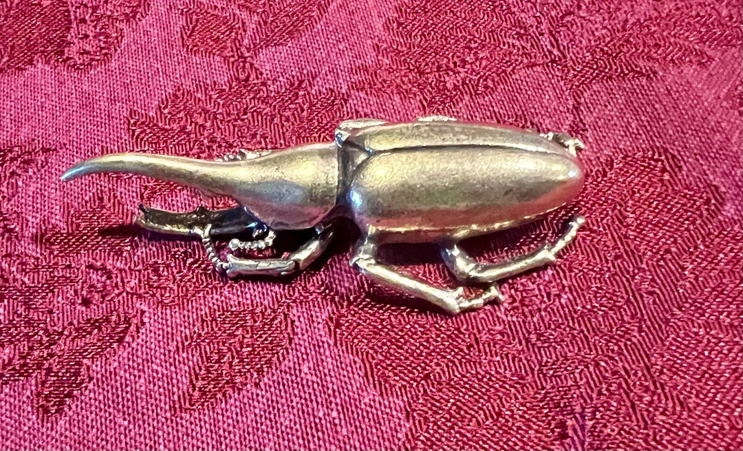 Brass Beetle Hercules Beetle Tea Pet - Etsy
