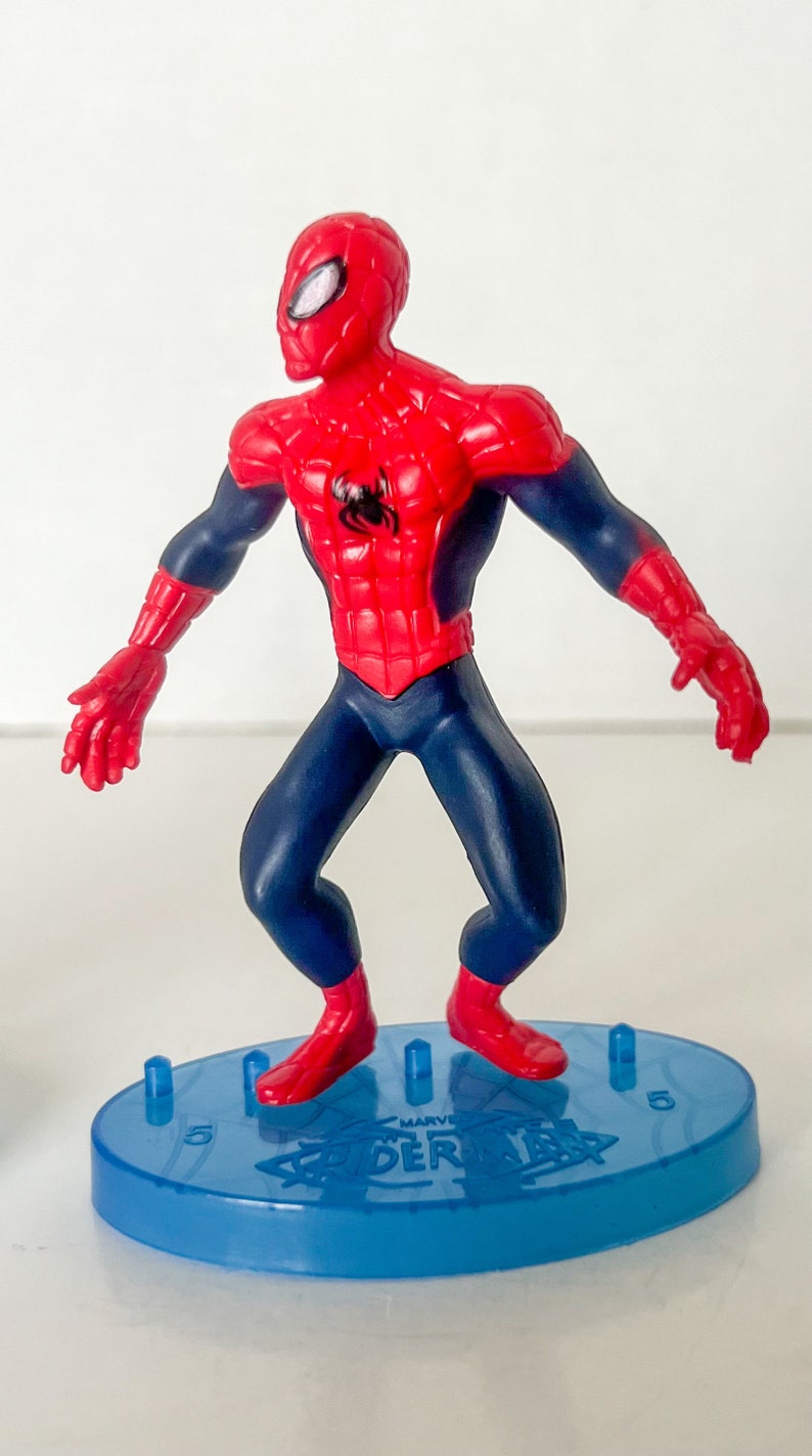 Spider Man Cake Toppers/action Figures - Etsy