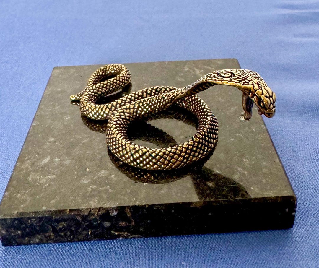 Brass Cobra/snake Tea Pet - Etsy
