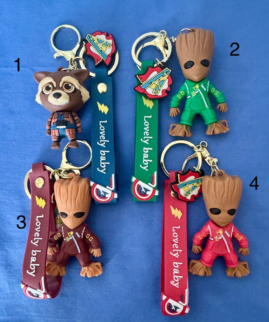 Marvel Avengers Key Chains Guardians of the Galaxy Your Choice - Etsy