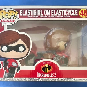 Funko Pop! Elastigirl on Elasticycle - Etsy