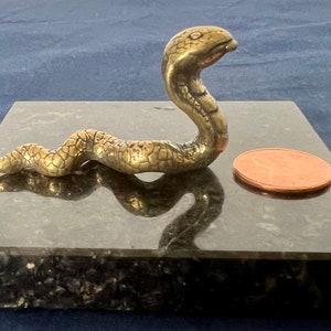 Brass Cobra Snake Tea Pet - Etsy