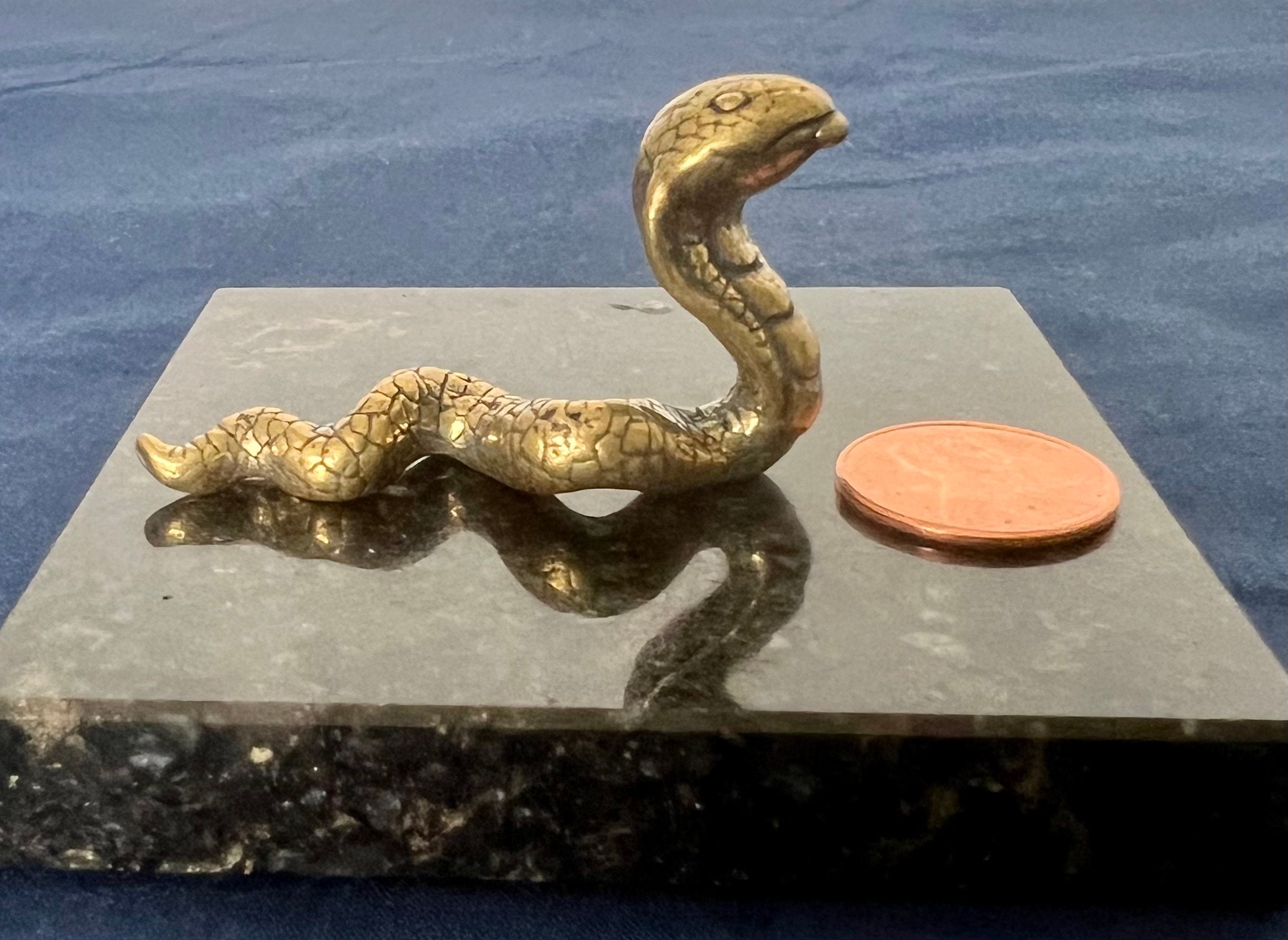 Brass Cobra Snake Tea Pet - Etsy