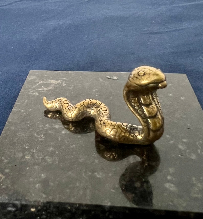 Brass Cobra Snake Tea Pet - Etsy