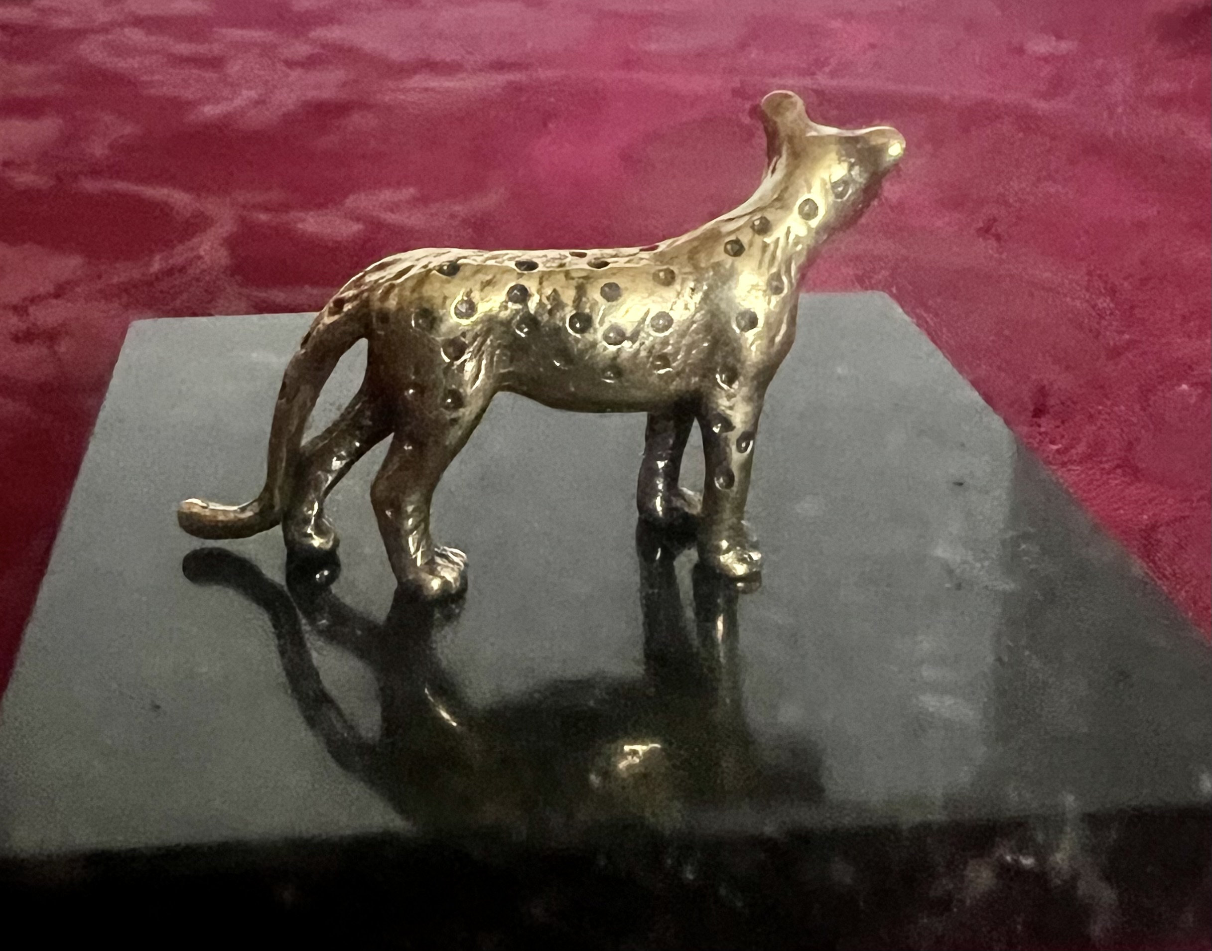 Brass Leopard/cheetah Tea Pet - Etsy