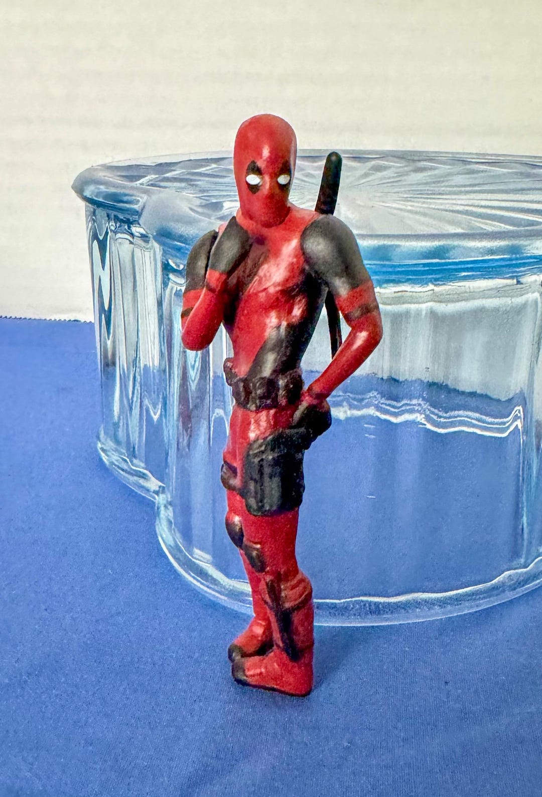 Marvel Dead Pool Action Figure Standing - Etsy