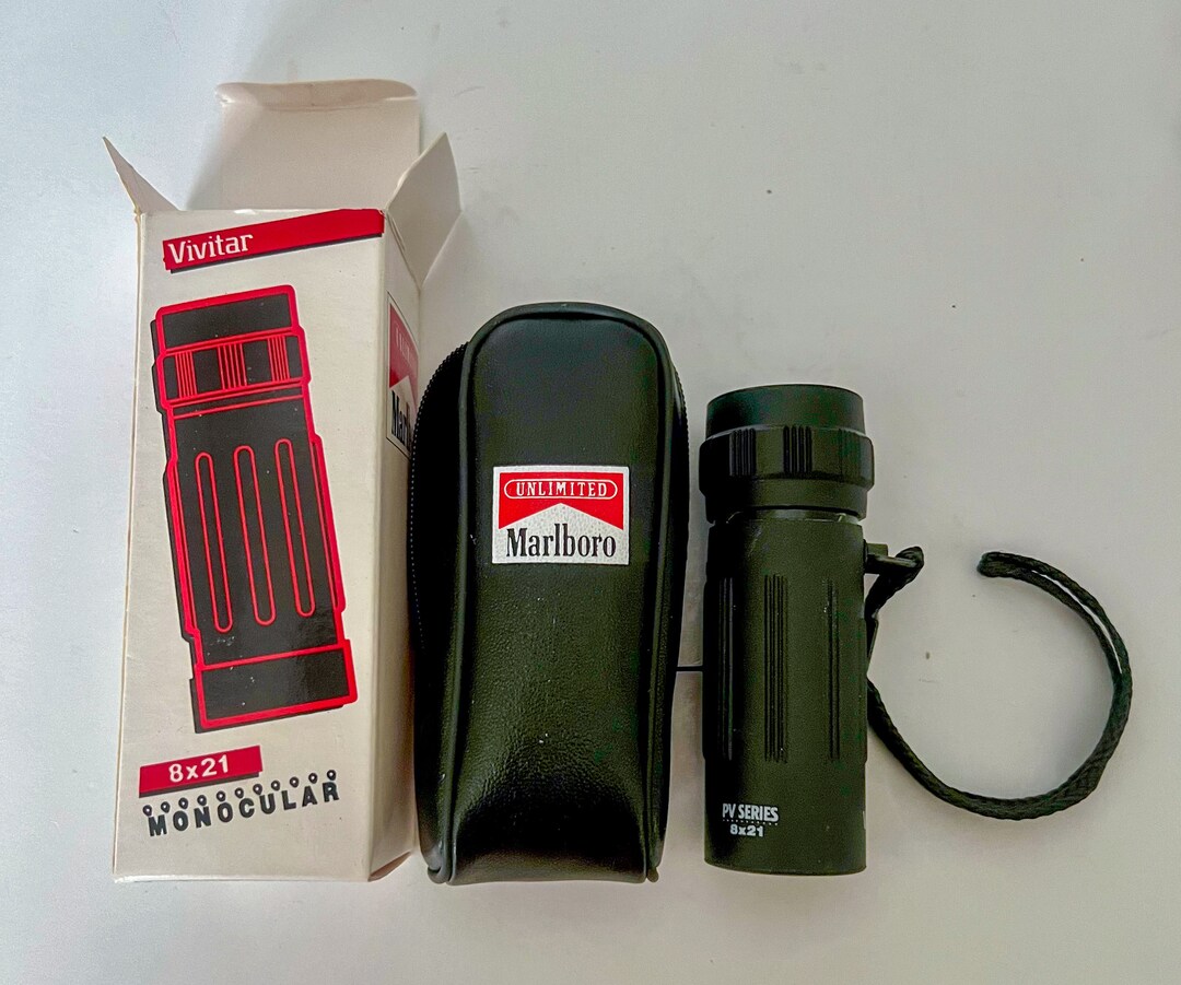 Vintage Marlboro Vivitar Monocular With Case - Etsy