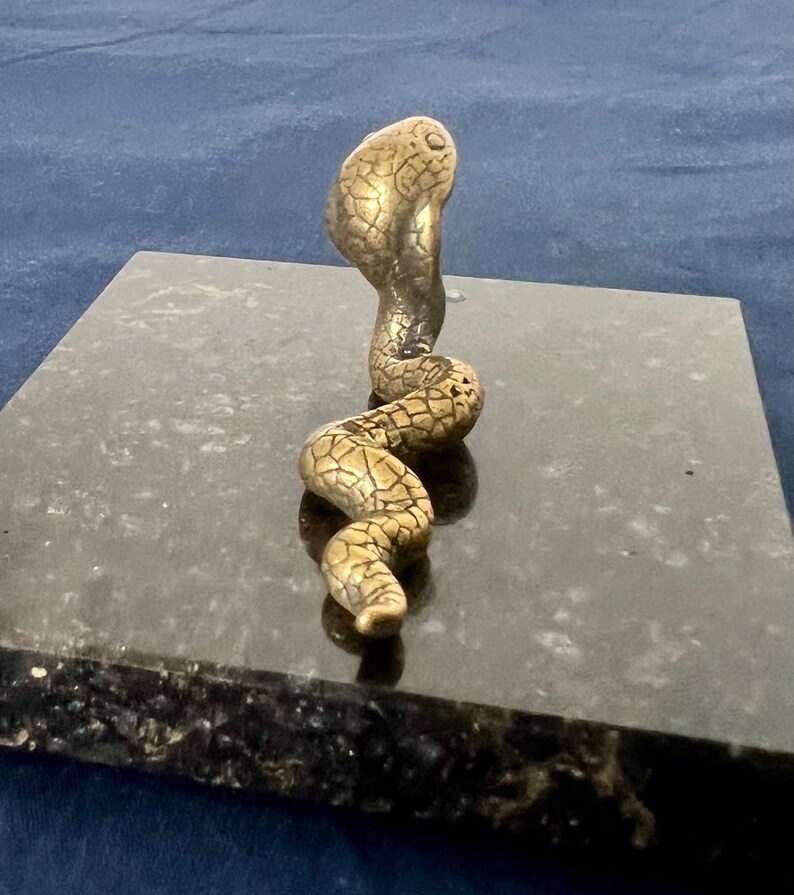 Brass Cobra Snake Tea Pet - Etsy