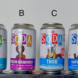 Funko Marvel Soda Cans - Etsy