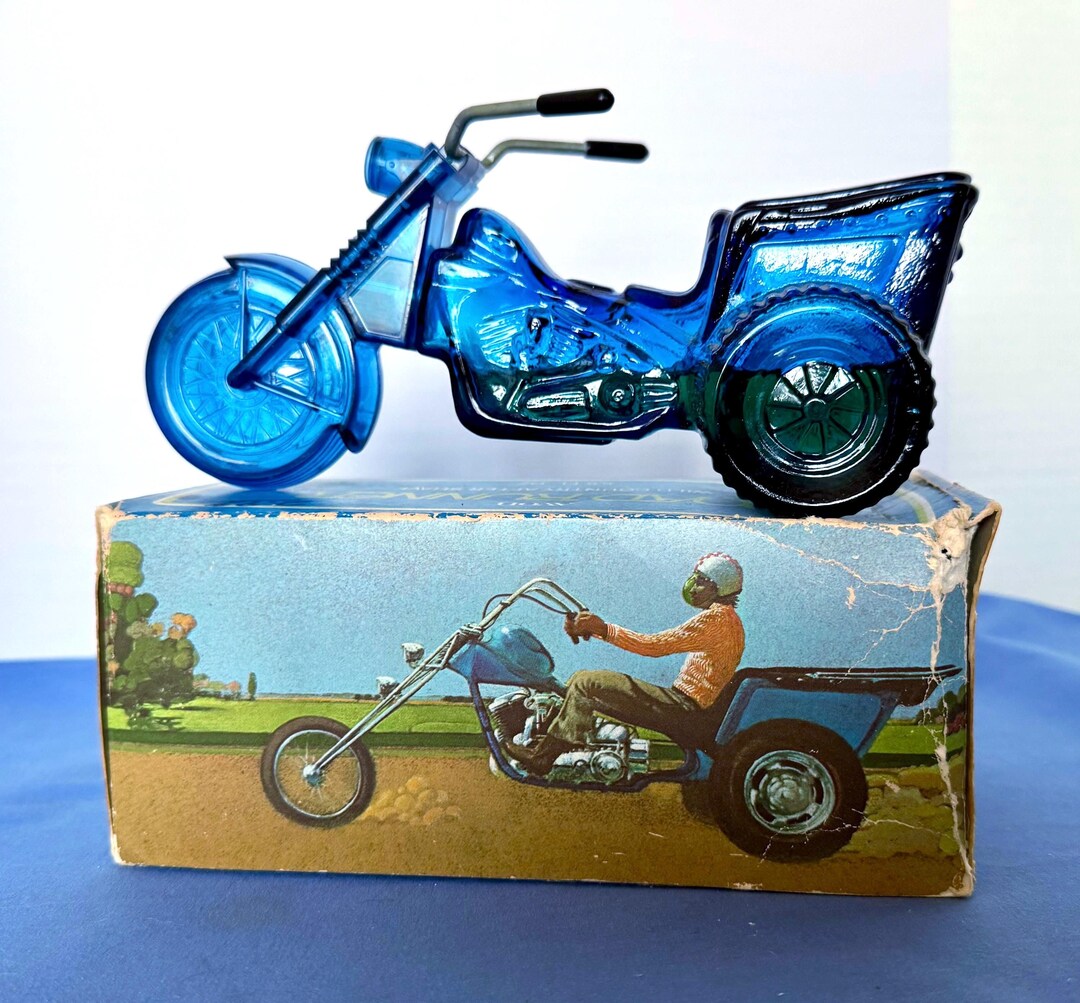 Vintage Avon Road Runner Motorcycle (trike) Decanter With Original Box ...