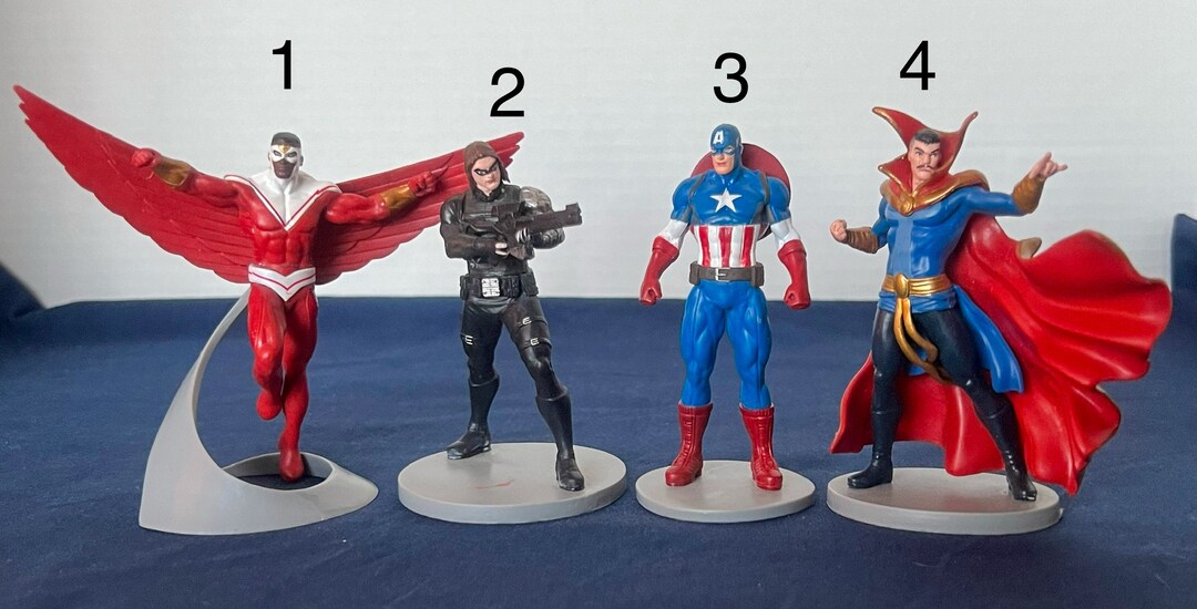 Marvel Avengers Cake Topper/action Figures - Etsy