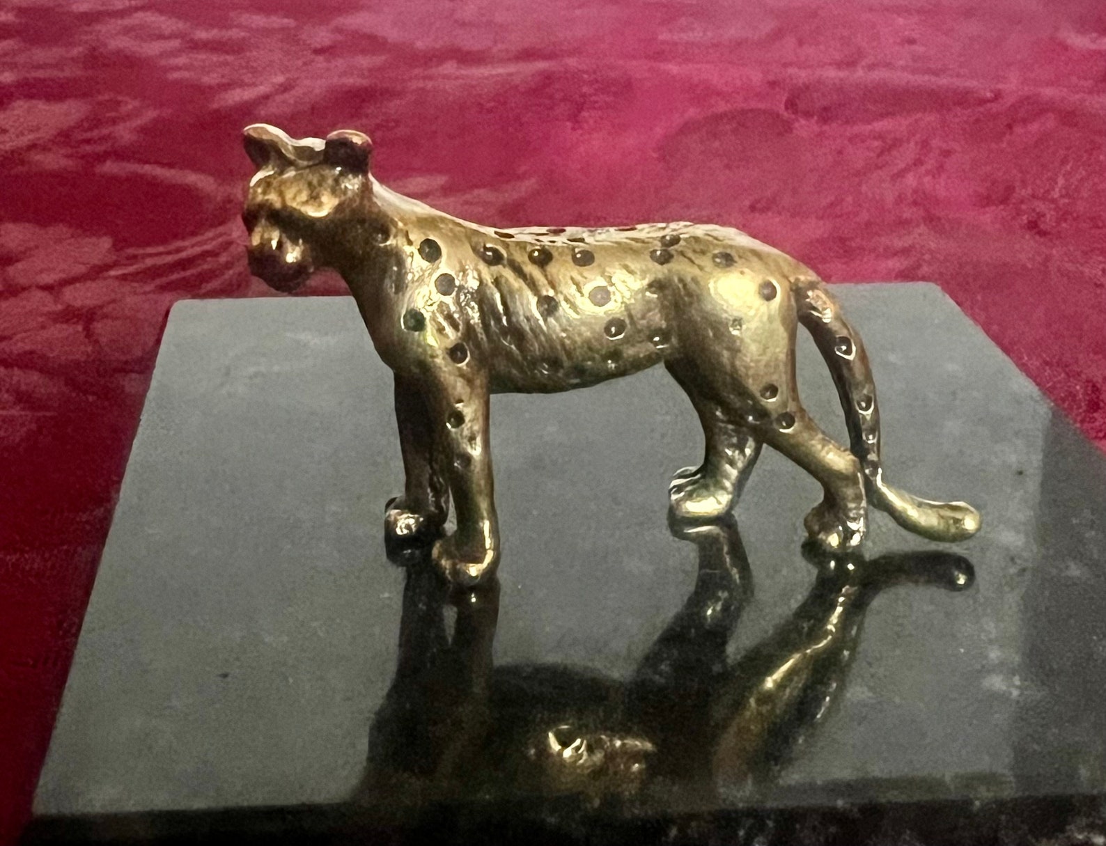 Brass Leopard/cheetah Tea Pet - Etsy