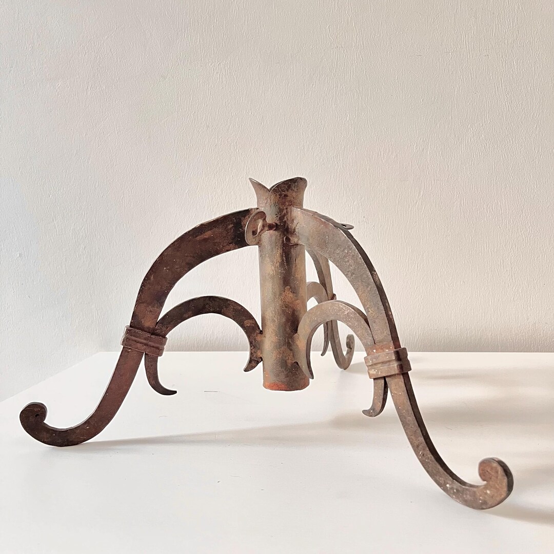 Antique Hand-forged Iron Christmas Tree Stand - Etsy