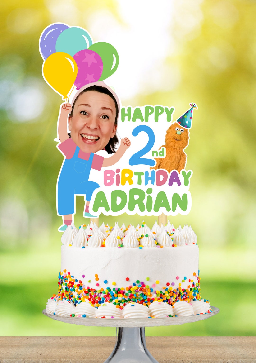 Ms Rachel Png, Birthday Cake Topper for Baby, Printable, Free Customize ...