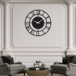 Unique Led Wall Clock, Led Lighted Wall Decor, Modern Led Clock, Metal ...