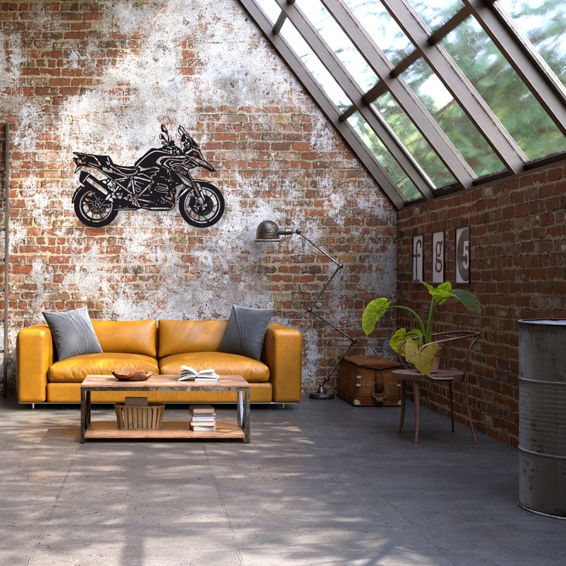 Motorcycle Metal Wall Art, Motorcycle Gifts, , Motorroad, Metal Wall ...
