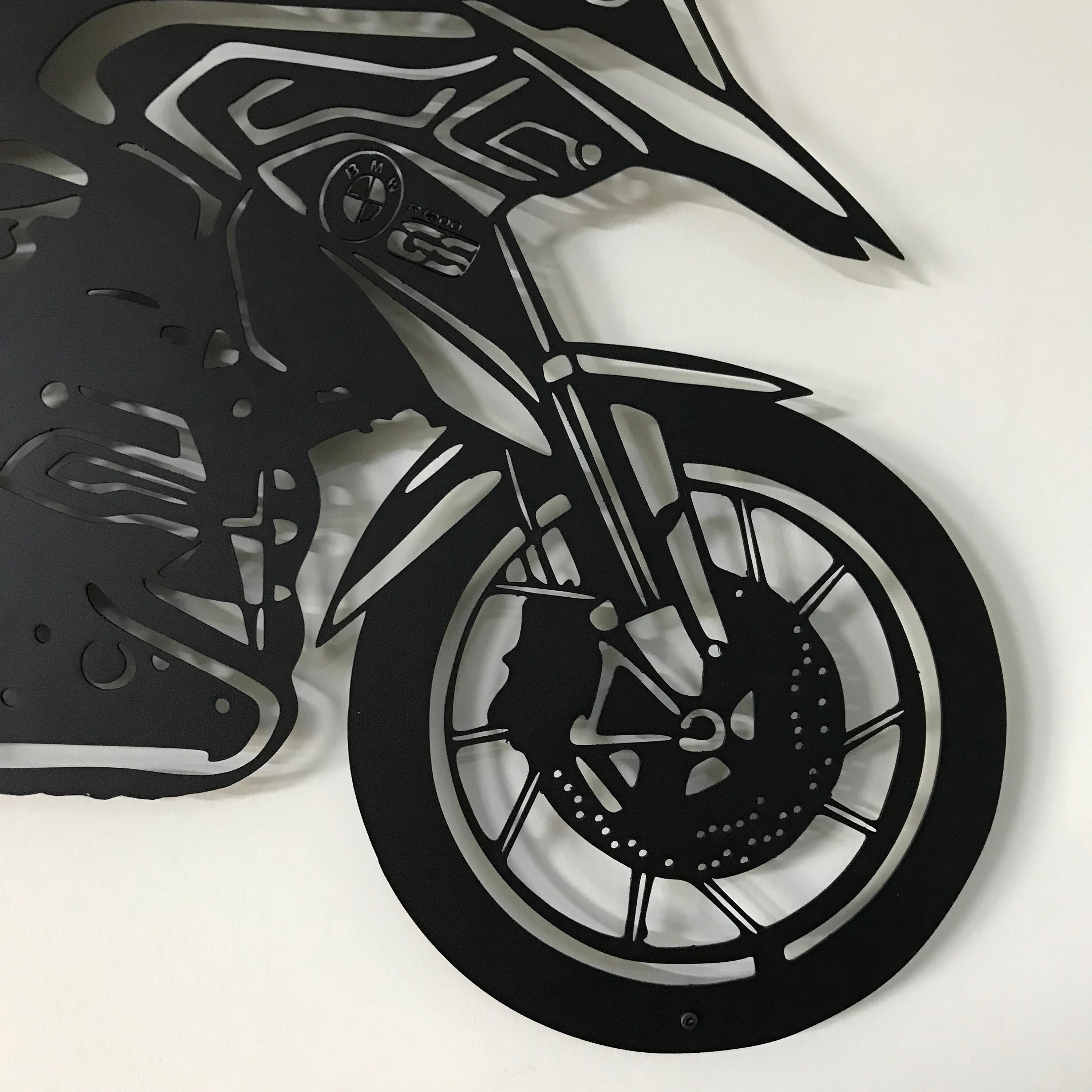 BMW Motorcycle Metal Wall Art, Motorcycle Gifts, , Motorroad, Metal ...