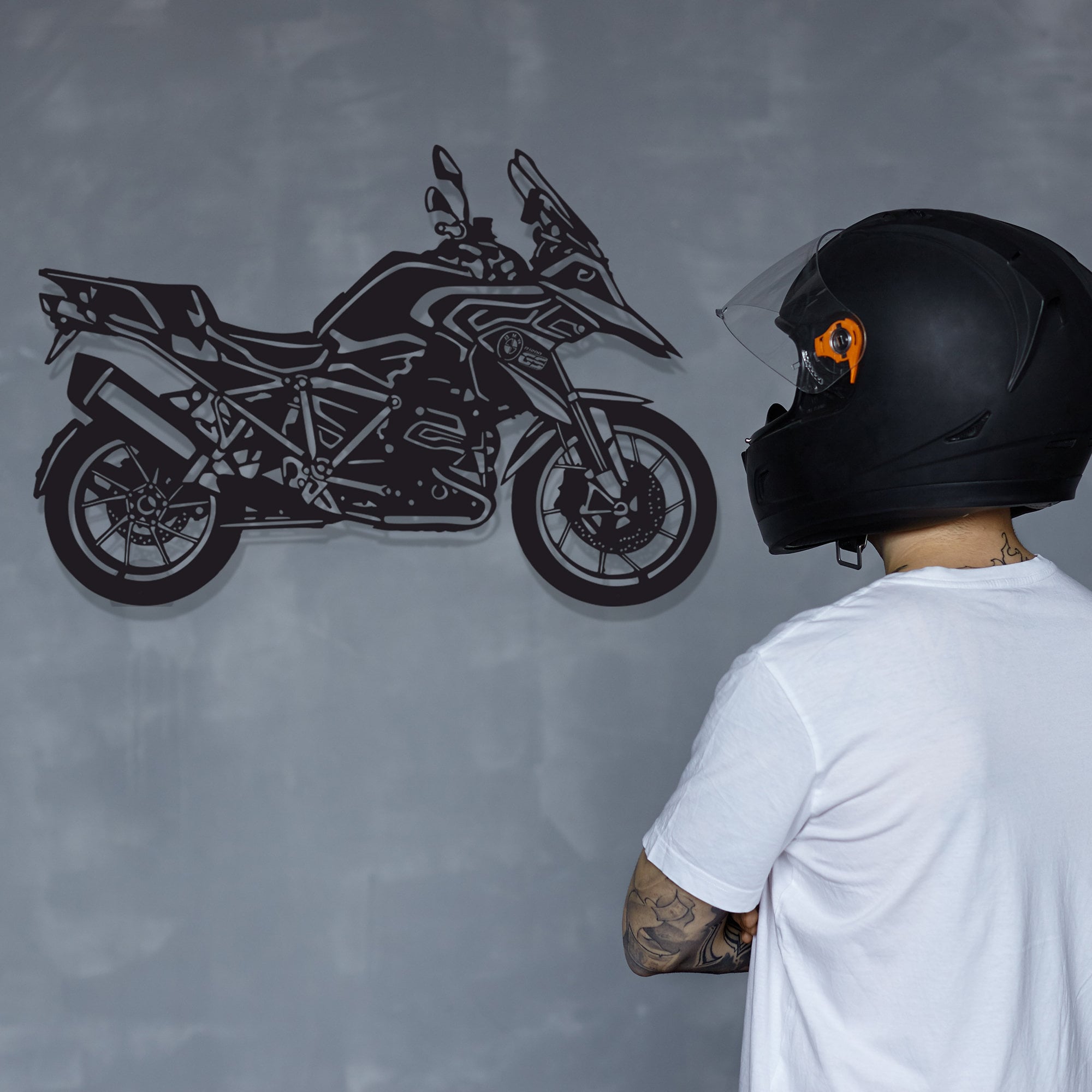 BMW Motorcycle Metal Wall Art, Motorcycle Gifts, , Motorroad, Metal ...
