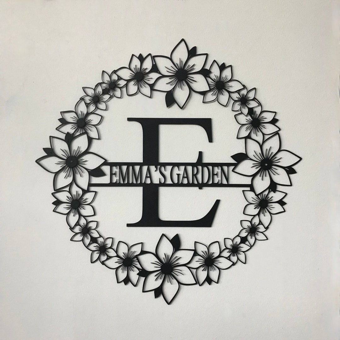 Custom Garden Name, Personalized Garden Gifts, Custom Flower Garden ...