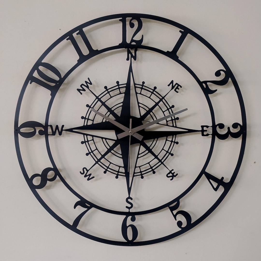 Unique Led Wall Clock, Wall Decor, Modern Led Clock, Metal Led Wall ...