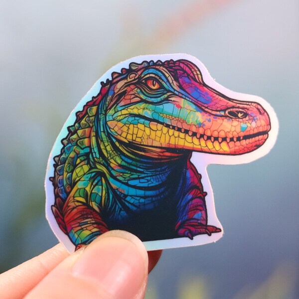 Crocodile Stickers - Etsy