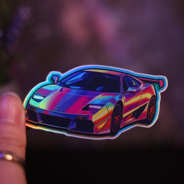 Rainbow Lamborghini - Etsy