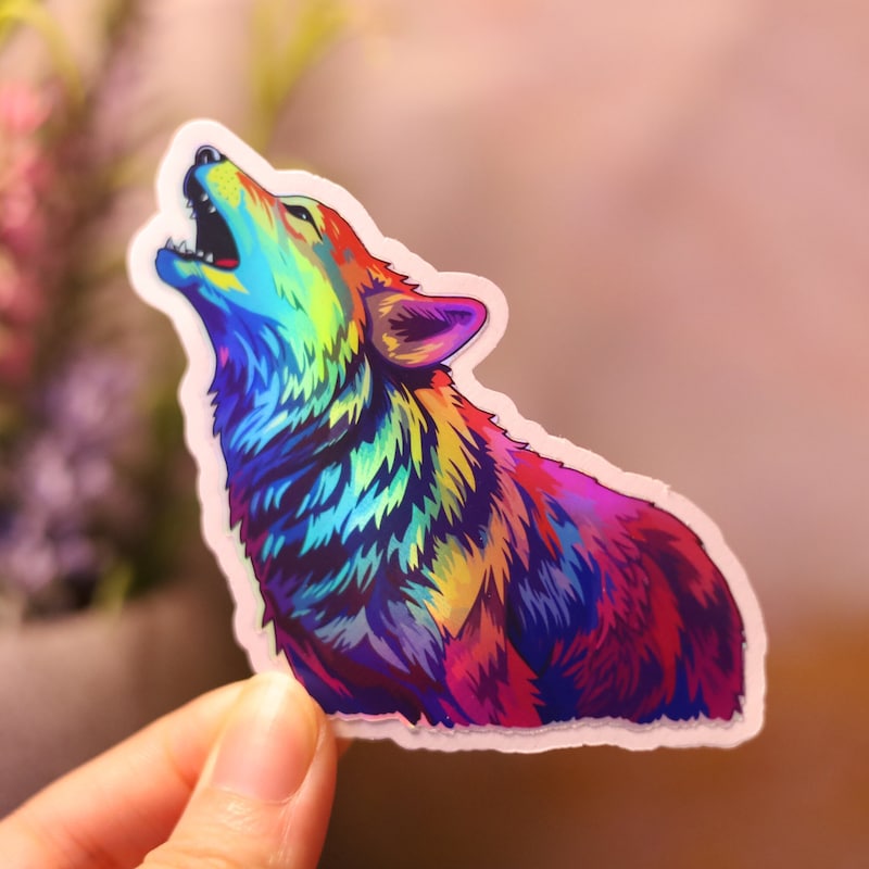 Wolf Wall Decal - Etsy