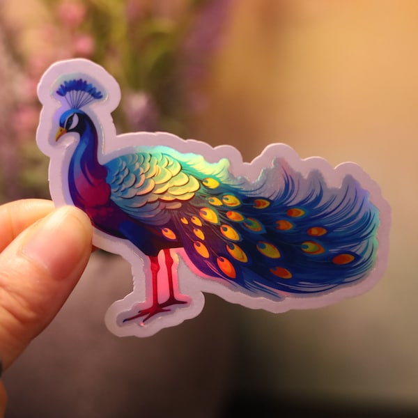 Peacock Stickers - Etsy