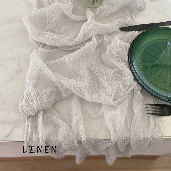 Gauze Table Runner - Etsy