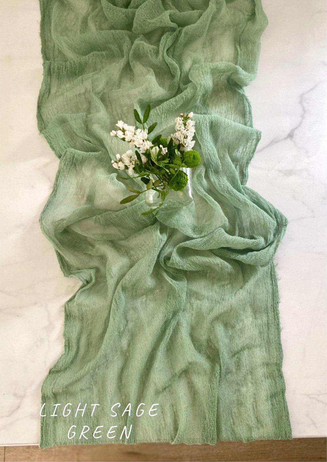 Sage Green Wedding Table Decorations Rustic Centerpiece Table - Etsy