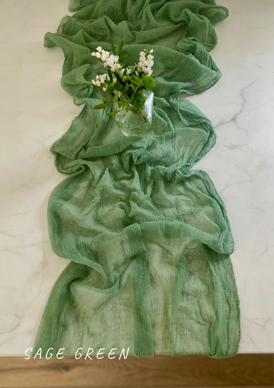 Sage Green Wedding Table Decorations Rustic Centerpiece Table - Etsy