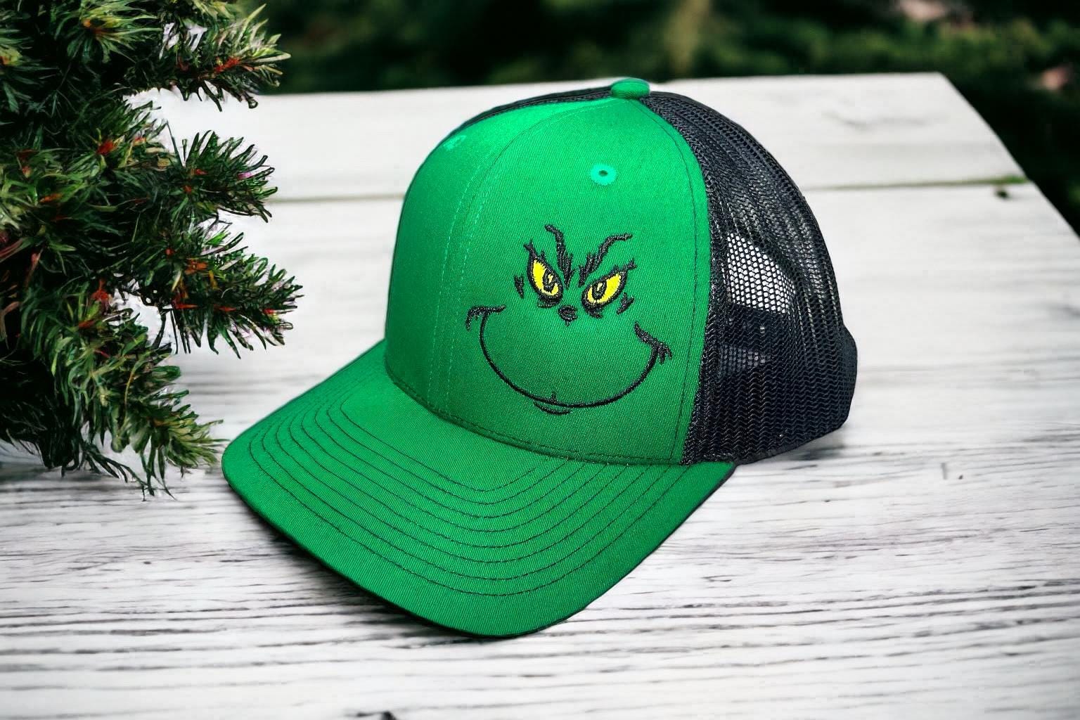 Grinch Hat L Grinch Smile L Grinch Christmas Gift Hat L Holiday Hat L ...