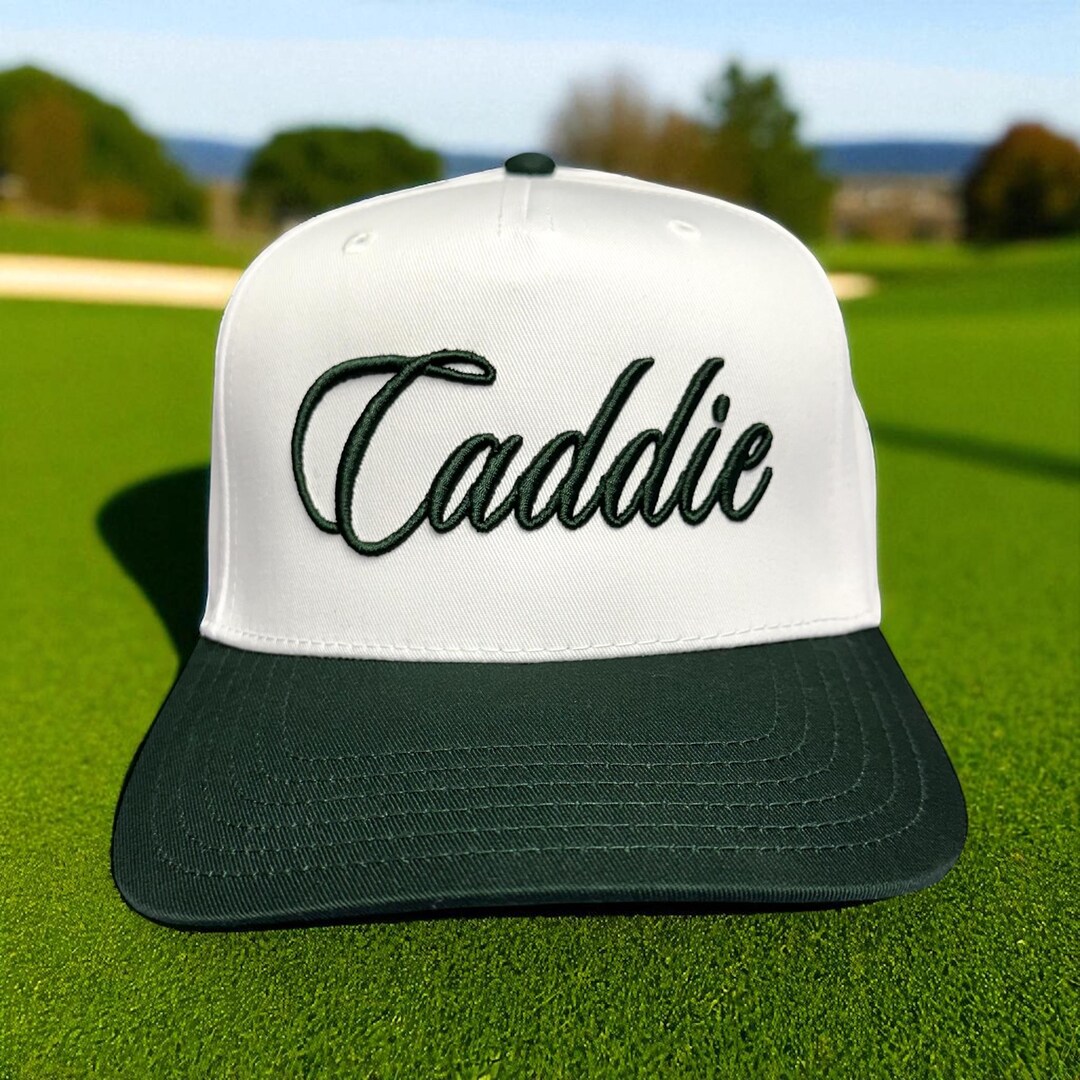 Caddie Hat, 3d Puff Embroidered Caddie Hat, Caddie Embroidered Trucker ...