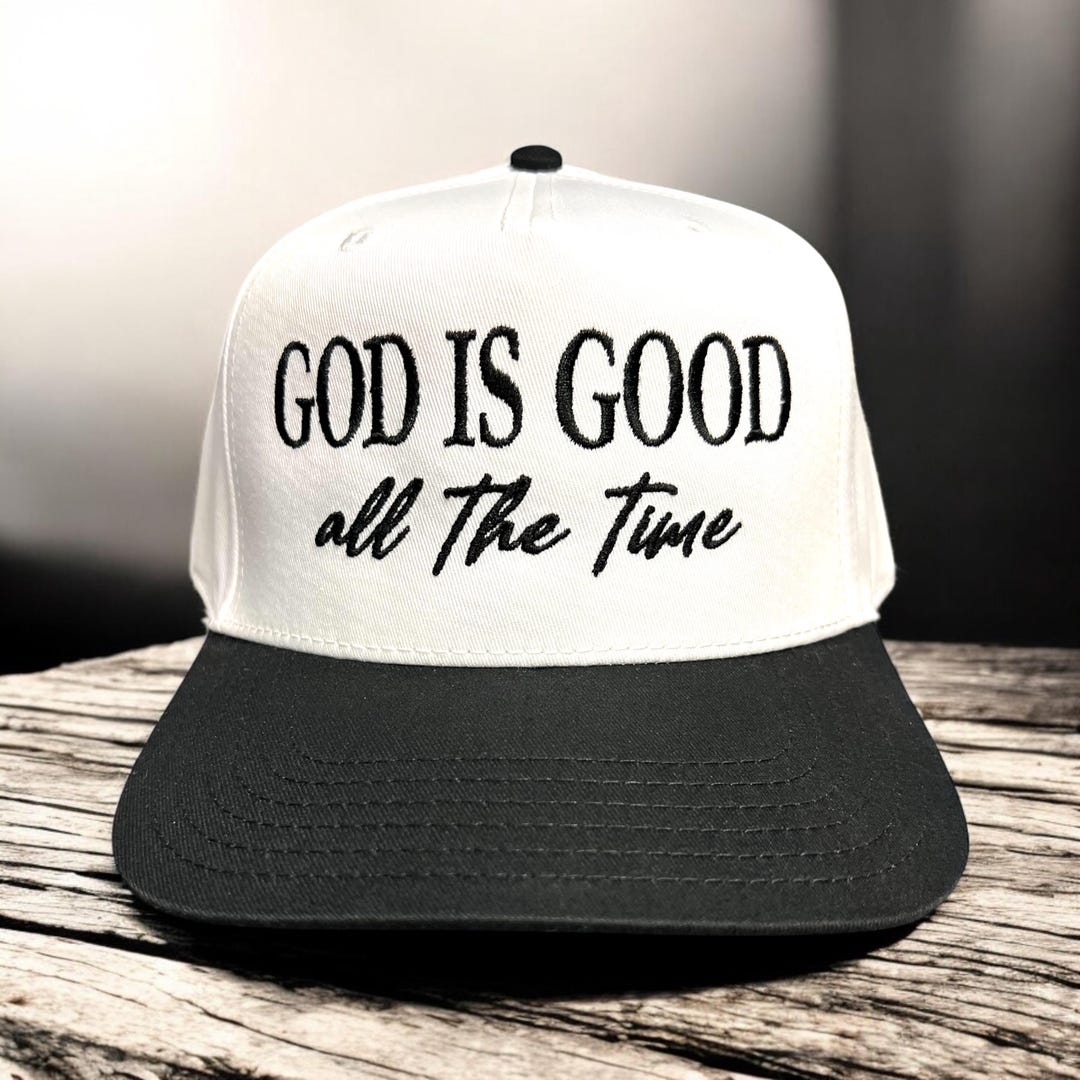 God is Good Hat, Religious Quote Hat, Inspirational Trucker Hat ...