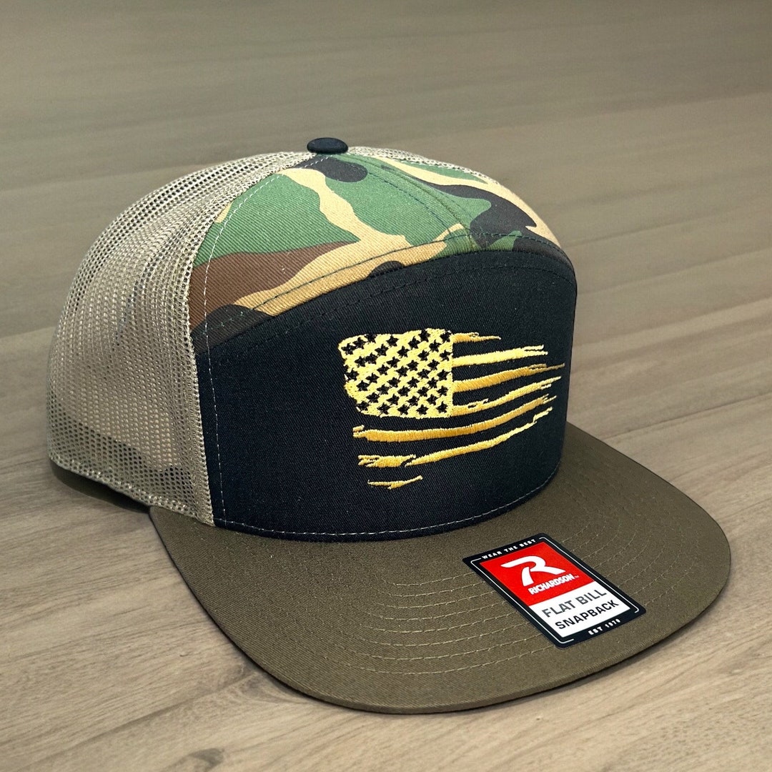 USA Flag Hat, America, USA Hat, Embroidered, Trucker Hat, Stars and ...