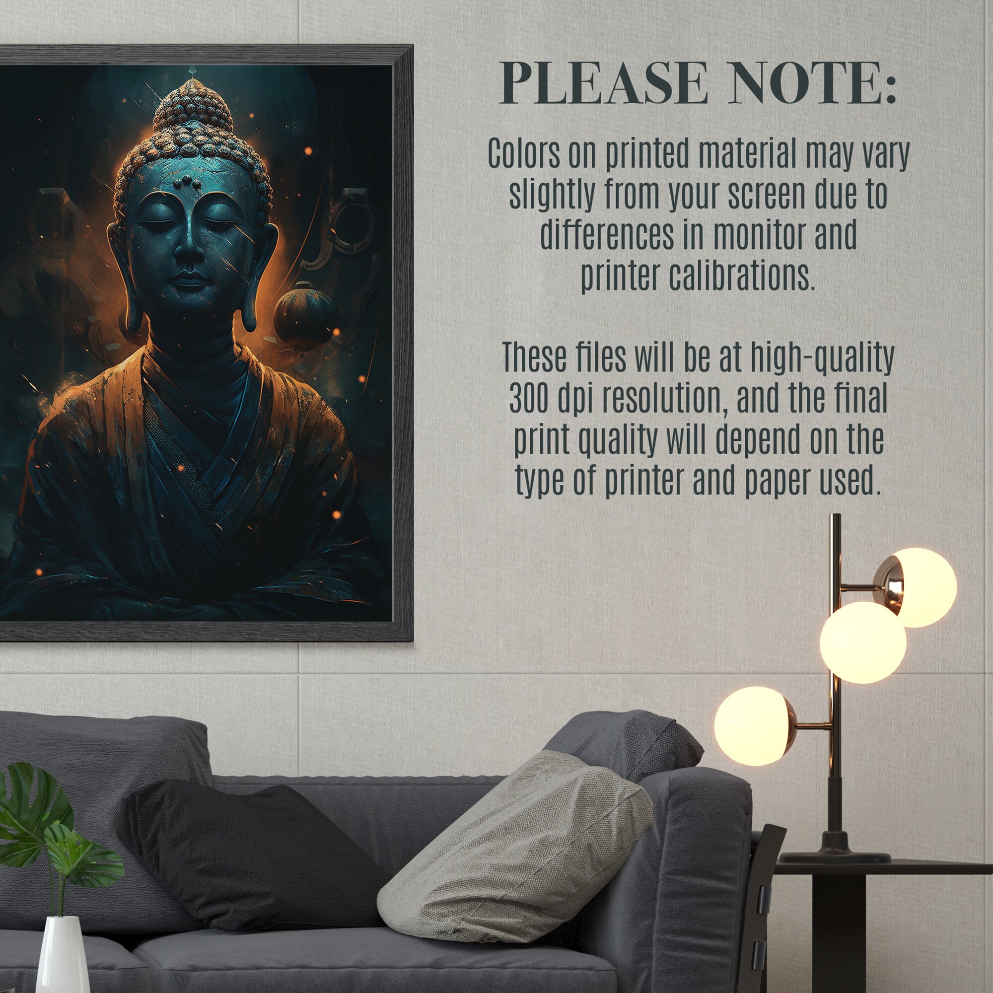 3 Buddha Wall Art, Stunning Buddha Decor, Buddha Poster, Buddha Art ...