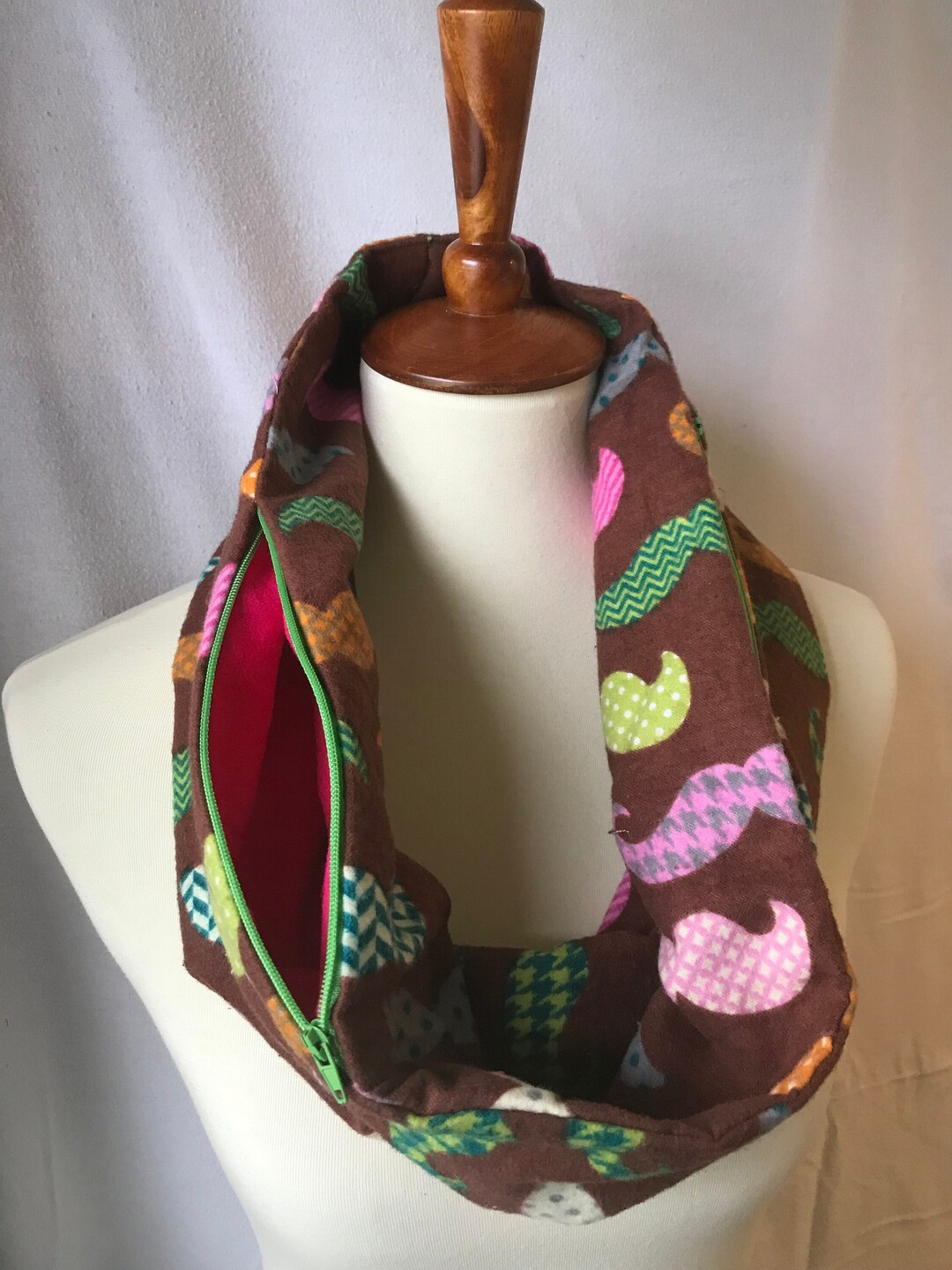 Mustache Scarf - Etsy