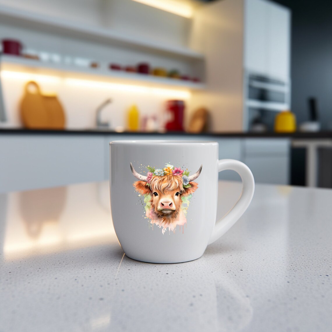 Highland Cattle Cow PNG Printable High Quality Sublimation Design - Etsy