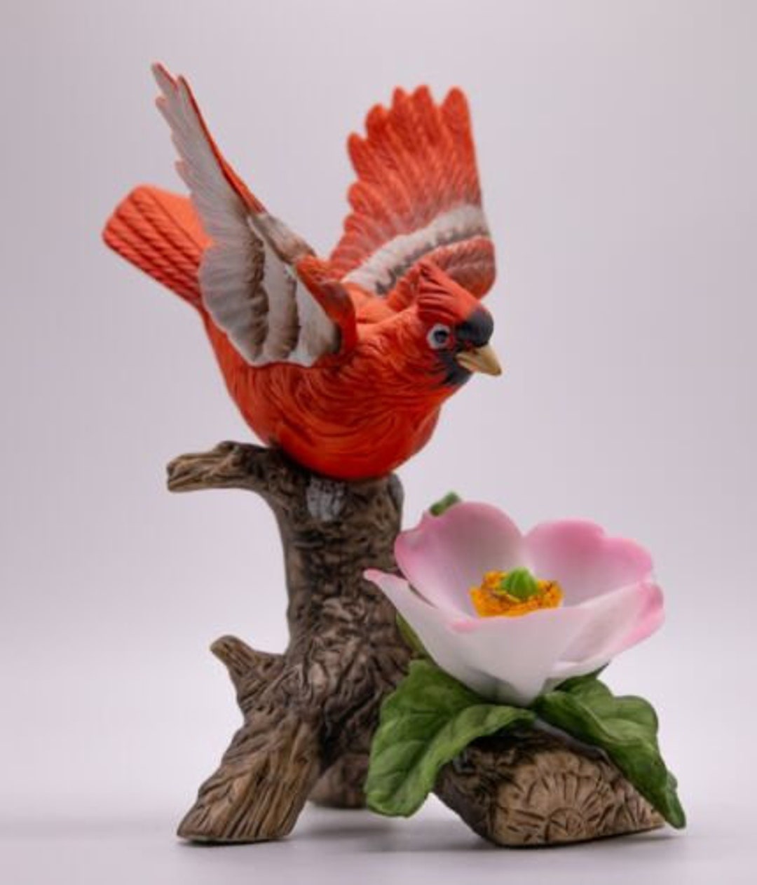 Porcelain Cardinal Figurine! Lovely! - Etsy