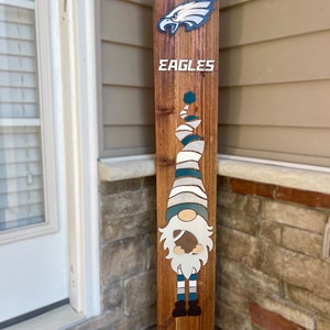 3D Football Gnome Porch Leaner, Sign, Team Sign - Etsy