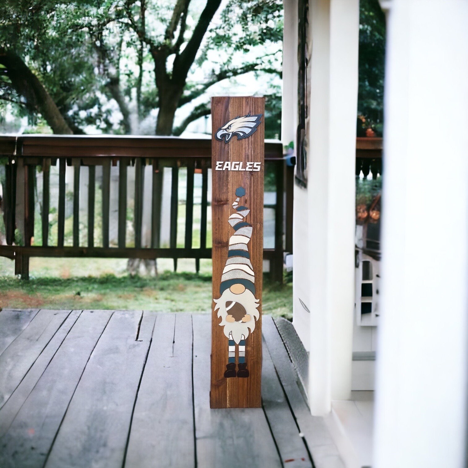 3D Football Gnome Porch Leaner Sign Team Sign - Etsy