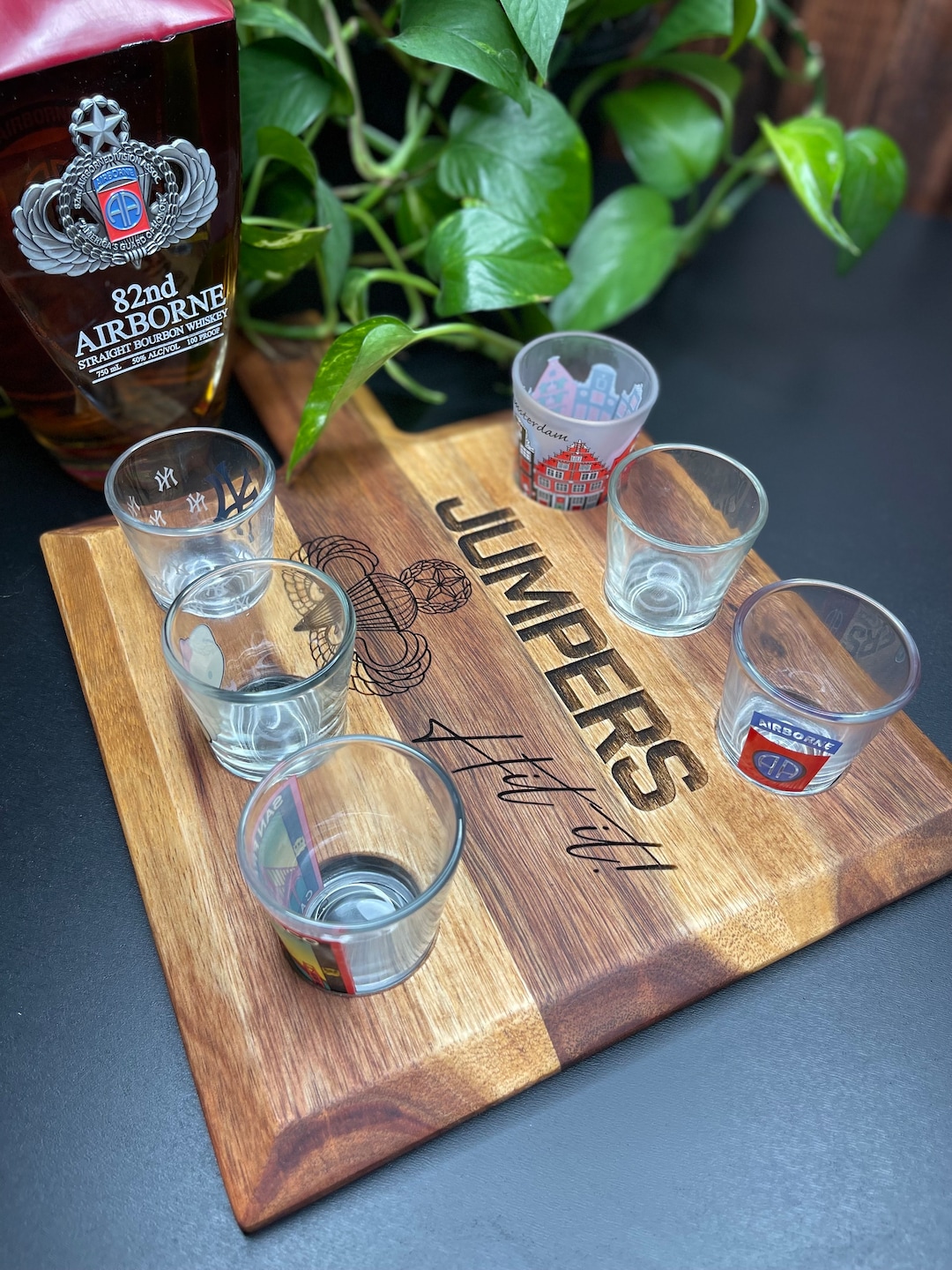 JUMPERS HIT IT Shot Board, Paratrooper, All American, Airborne ...