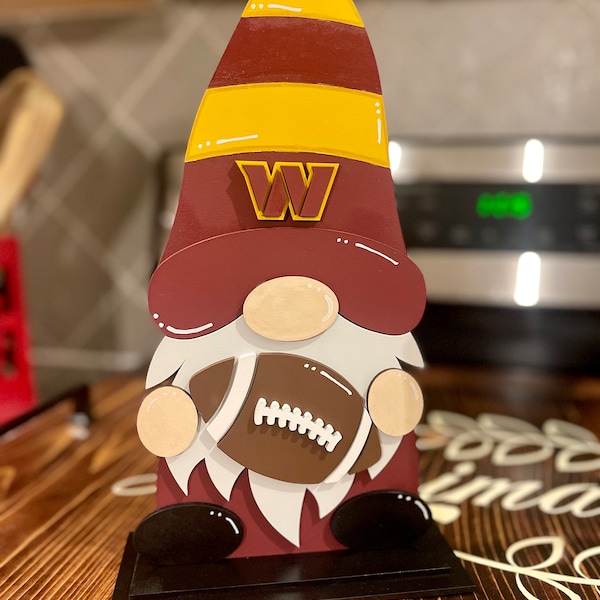 Football Gnome Svg - Etsy